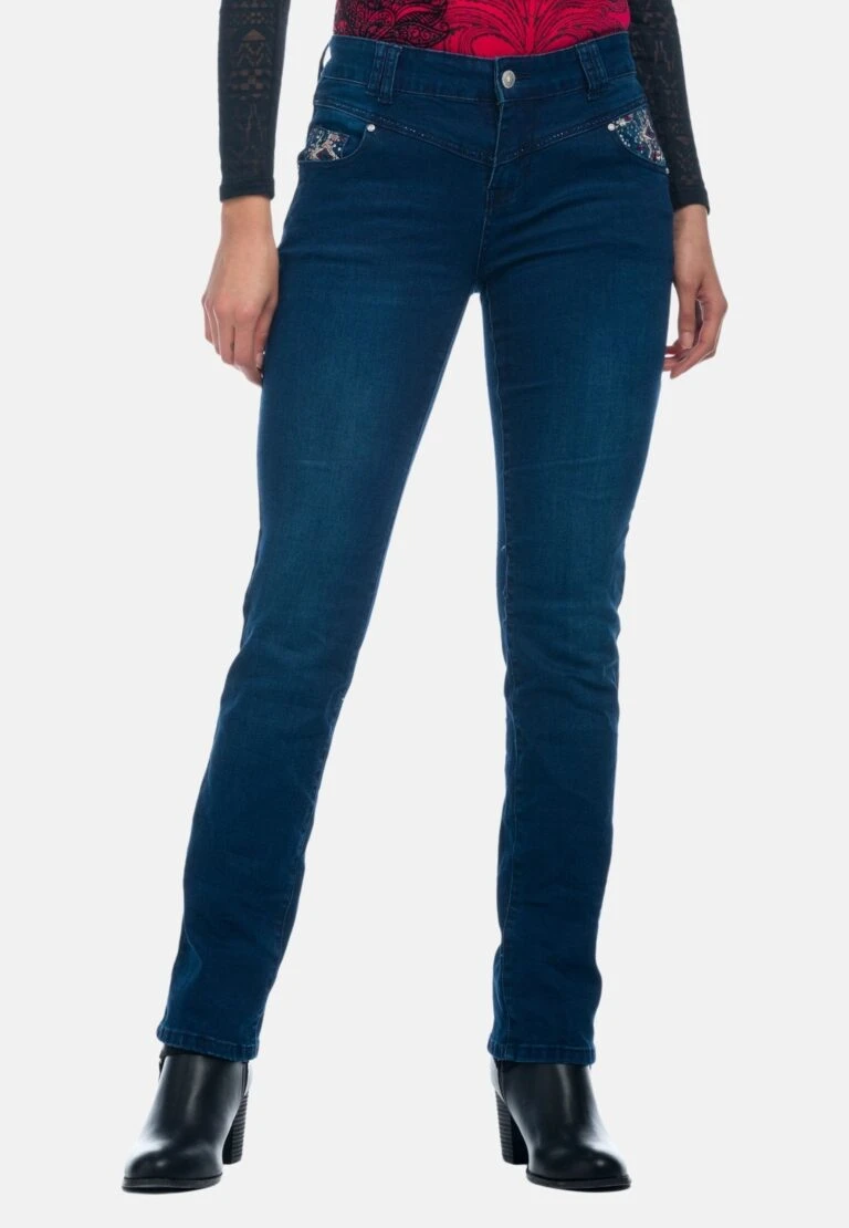 Bästa heta rean KoroshiJeans Slim Fit - Azul Oscuro - Henry Tiger Butik